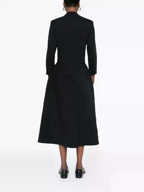 AGANOVICH Panelled V-neck Coat