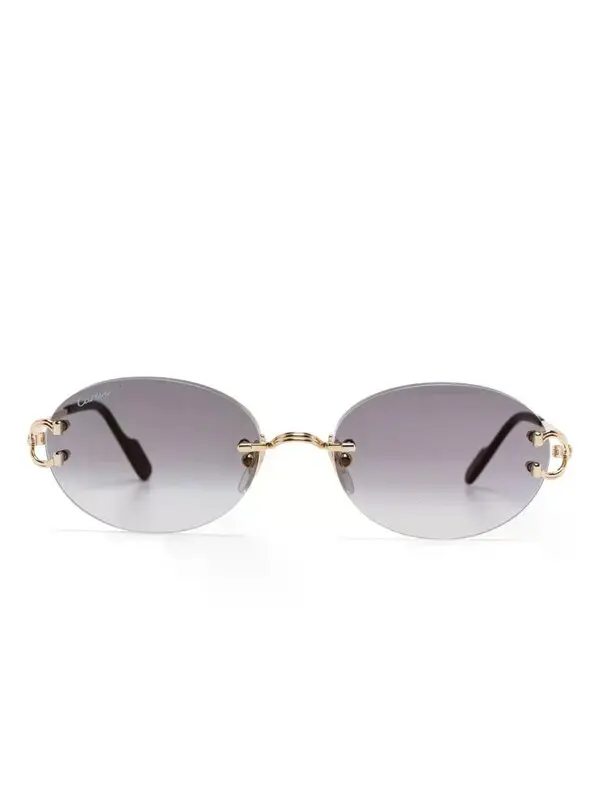 CARTIER Rimless Sunglasses - Gold