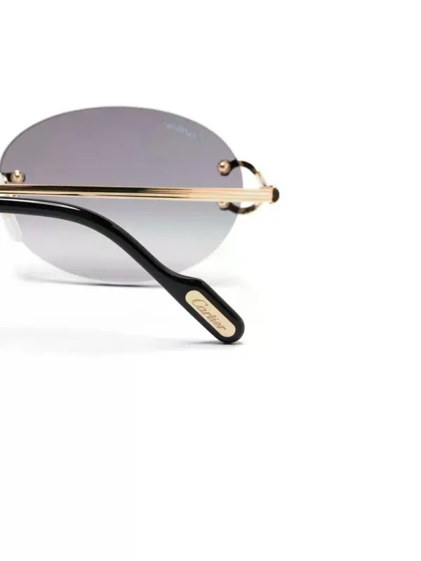 Cartier Rimless Sunglasses - Gold