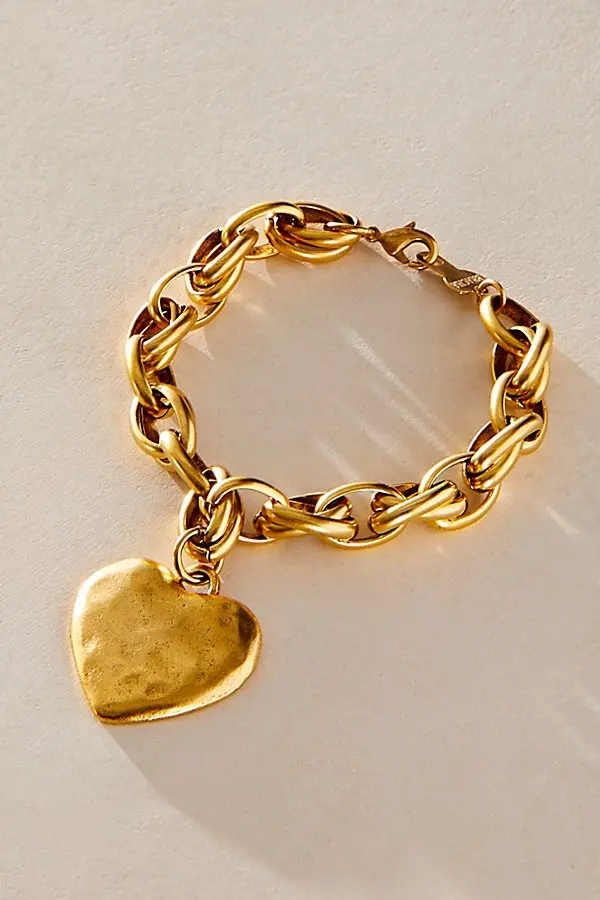 BRACHA Big Heart Bracelet - Gold