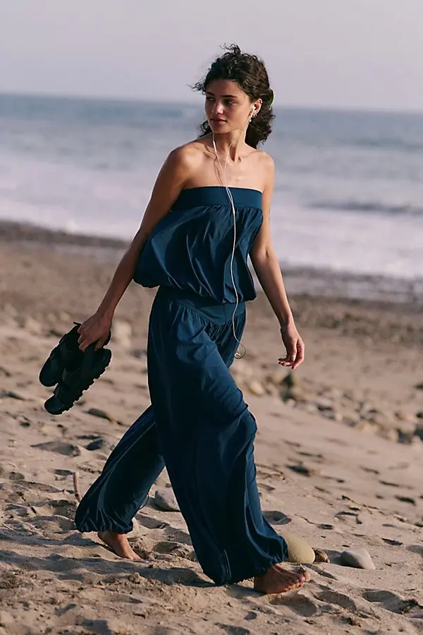 Free People Double Bubble Set - Midnight Navy