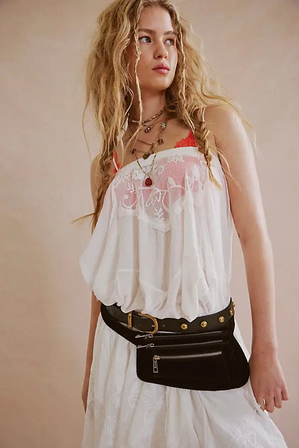 Free People Avalon Suede Sling Bag