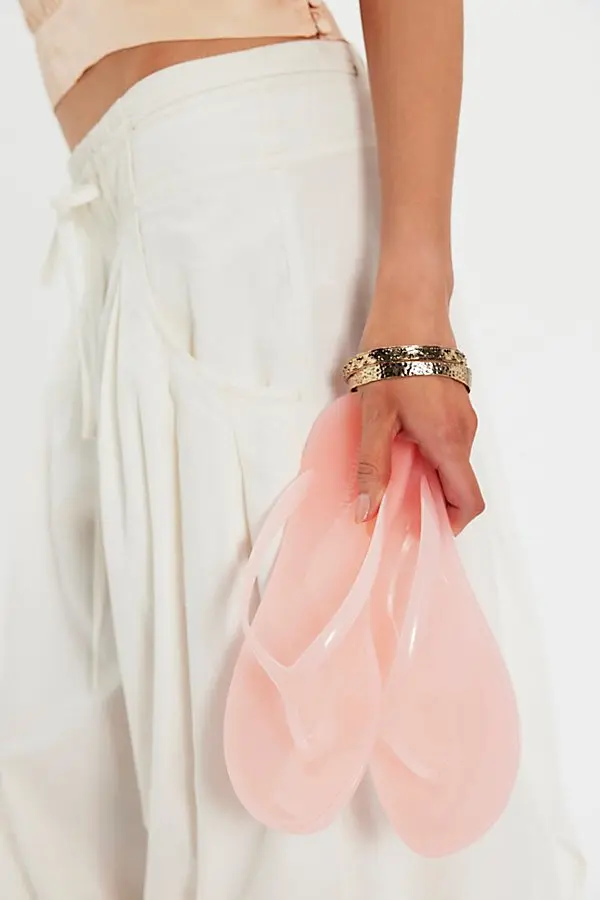 Jeffrey Campbell Beach Day Jelly Sandals - Light Pink