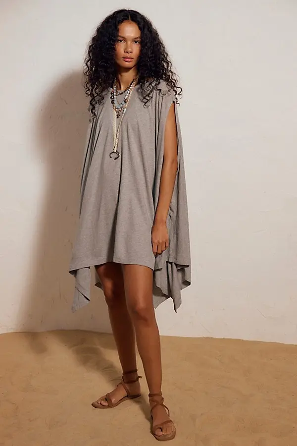 Free People Jordy Mini Dress - Heather Grey