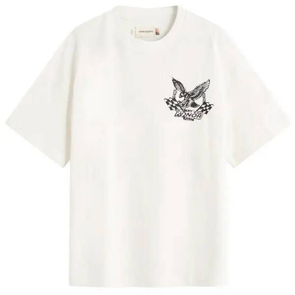 HONOR THE GIFT Vintage Oil T-shirt - White