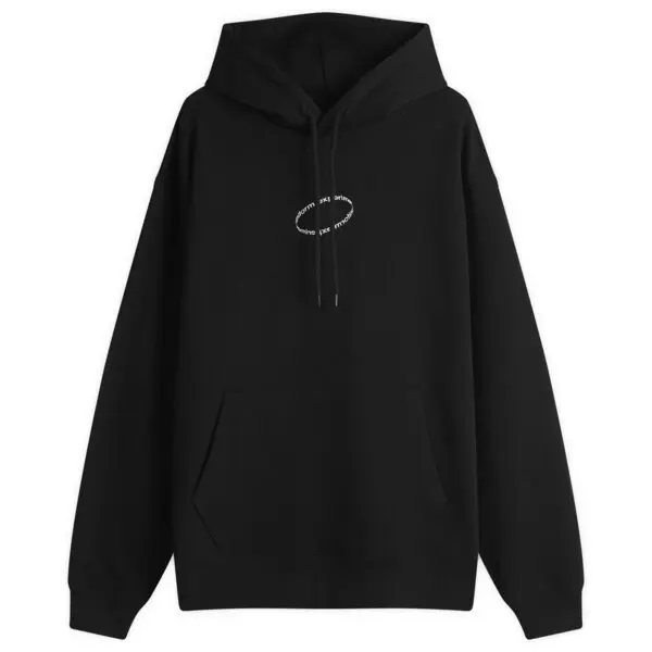 UNIFORM EXPERIMENT Loop Logo Hoodie - Black