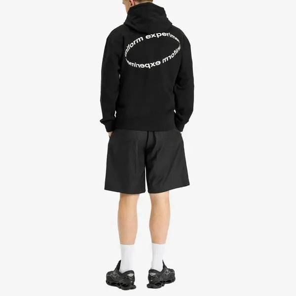 UNIFORM EXPERIMENT Loop Logo Hoodie - Black