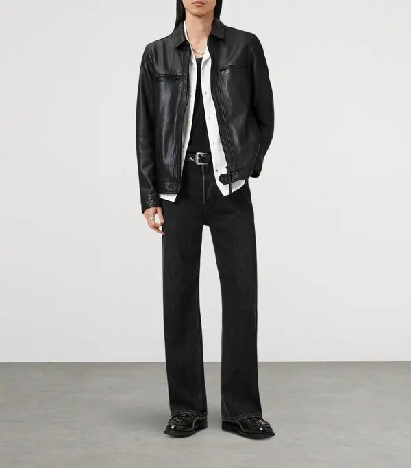 ALLSAINTS Leather Luck Jacket
