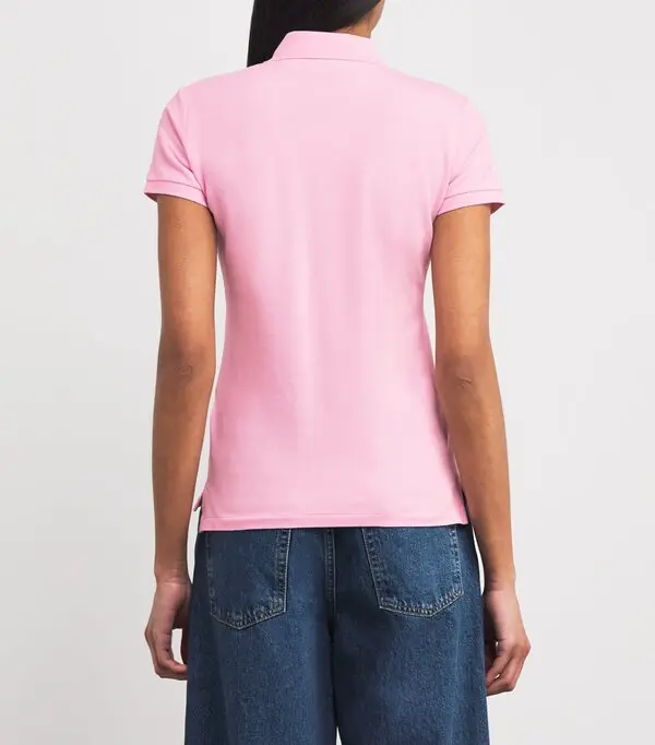 Polo Ralph Lauren Stretch-cotton Julie Polo Shirt - Pink