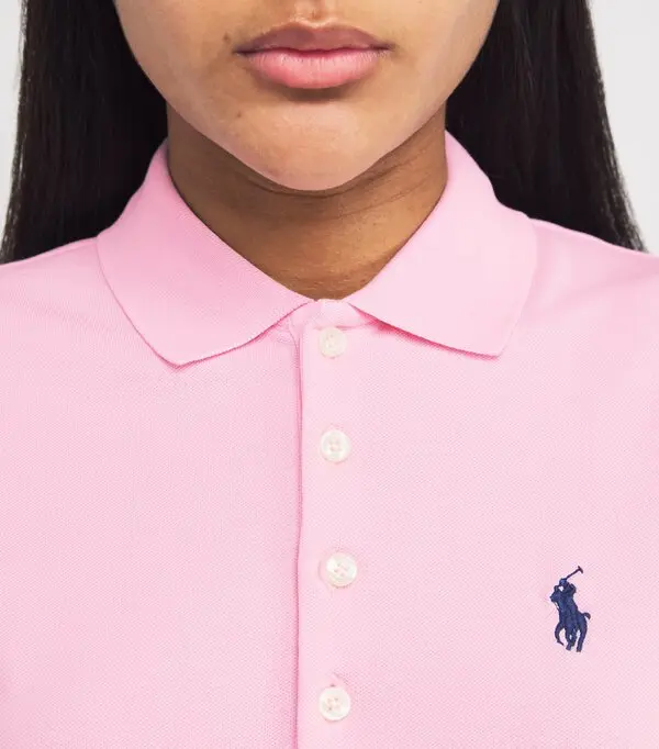 Polo Ralph Lauren Stretch-cotton Julie Polo Shirt - Pink