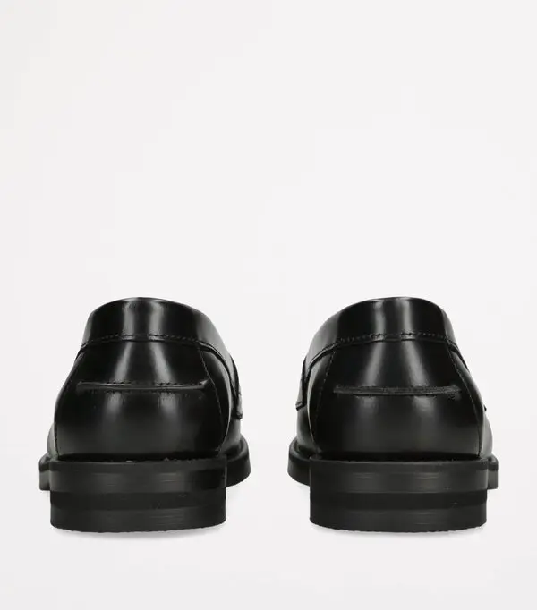 DUKE + DEXTER Leather Wilde Penny Loafers
