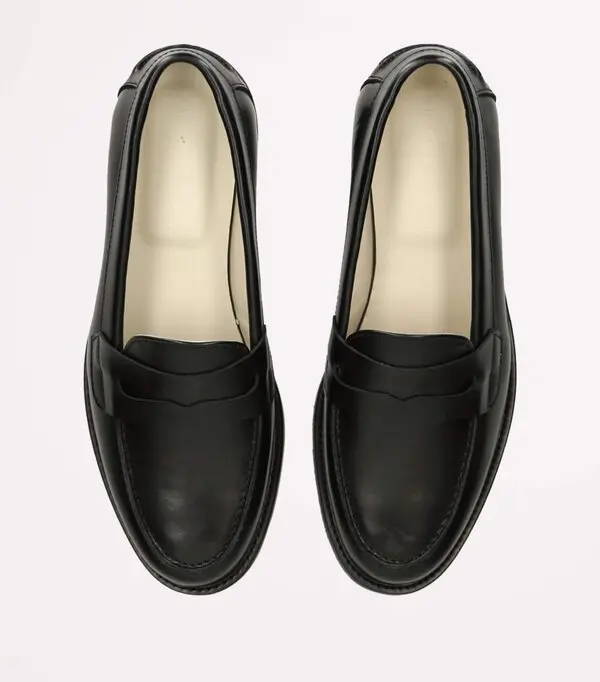 DUKE + DEXTER Leather Wilde Penny Loafers