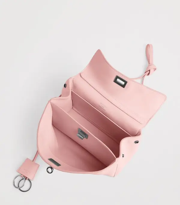 Balenciaga Mini Leather Rodeo Top-handle Bag - Pink