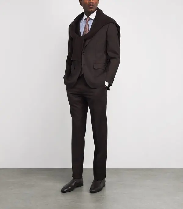 Brioni Cotton Stripe Shirt - Blue