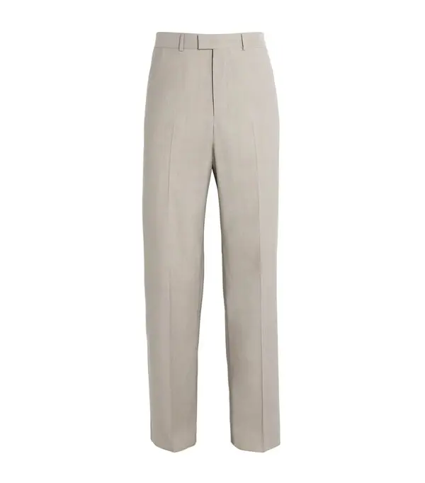 Emporio Armani Virgin Wool Tailored Trousers