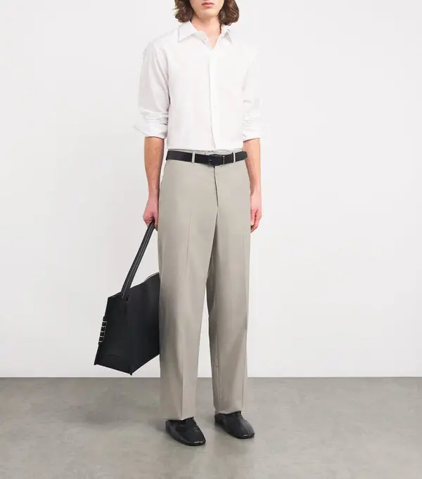 Emporio Armani Virgin Wool Tailored Trousers