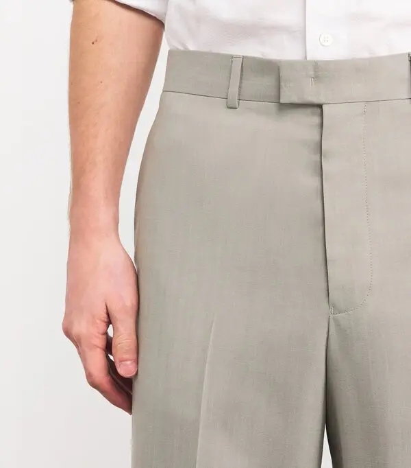 Emporio Armani Virgin Wool Tailored Trousers
