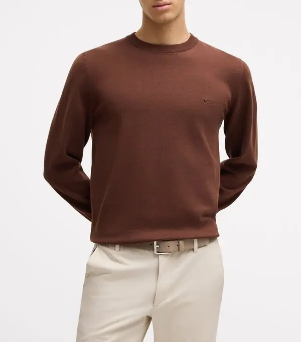 BOSS Suede Caleb Belt - Beige
