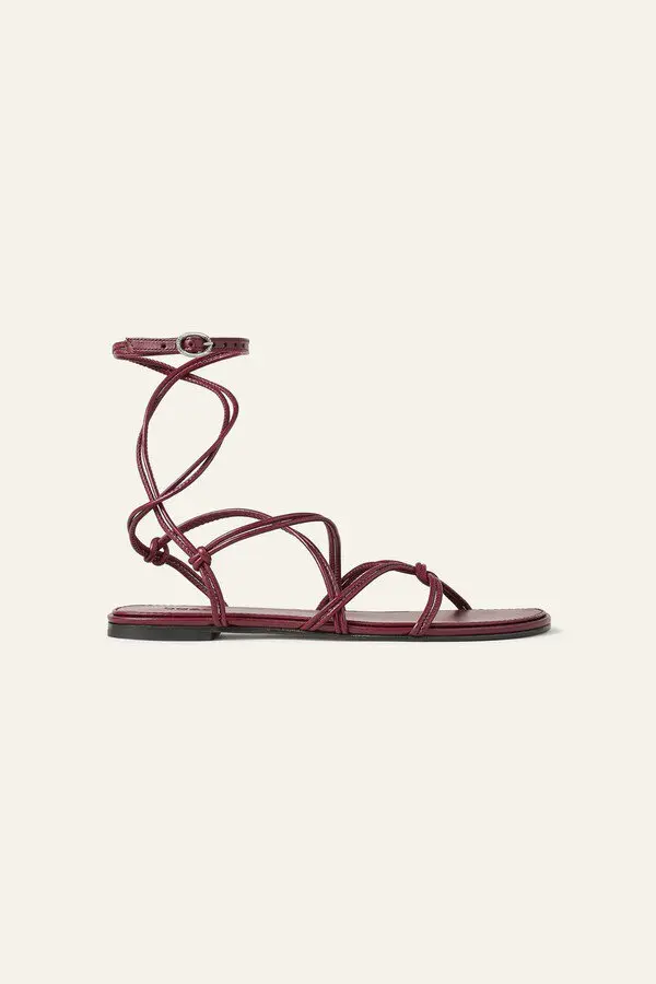 Ba&sh Cegane Open-strap Sandals - Red