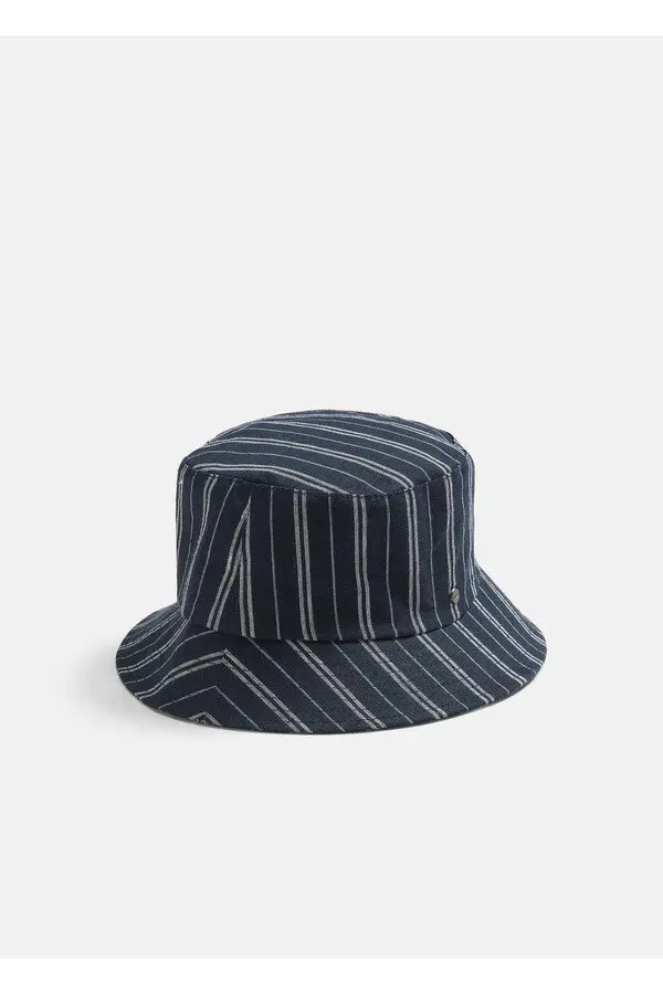 Vince Mesa Hemp Bucket Hat - Blue