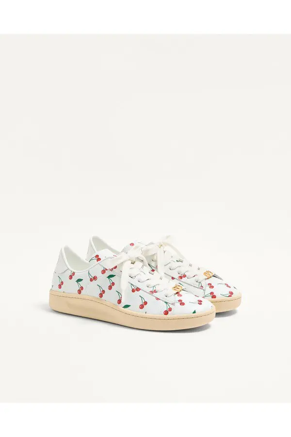 Valentino Garavani Royco Cherryfic Nappa Sneakers - White
