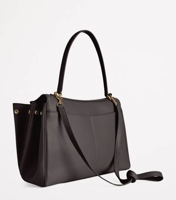 Balenciaga Medium Leather Rodeo Top-handle Bag - Brown
