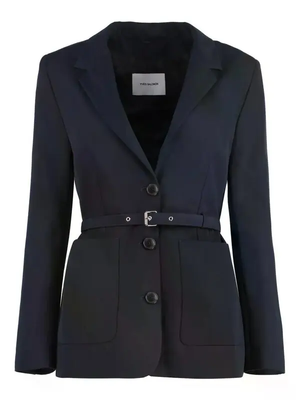 YVES SALOMON Belted Blazer