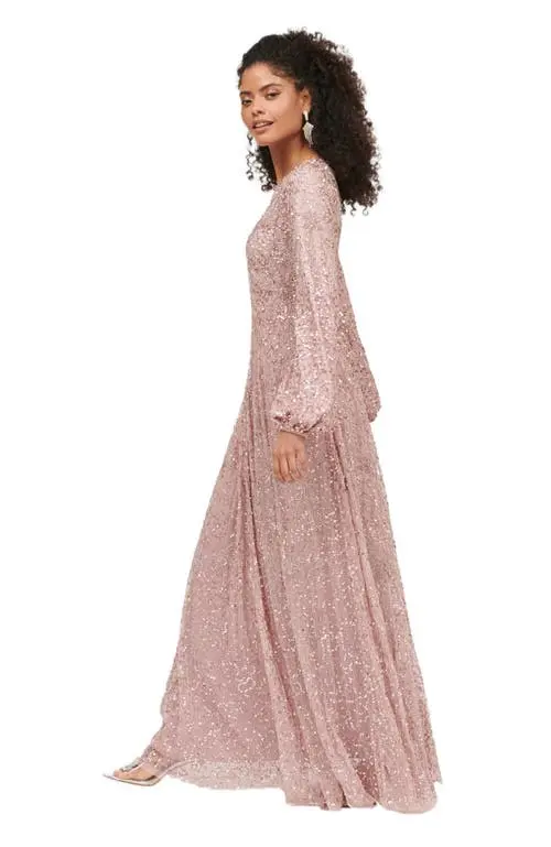 MARYISA Embellished Maxi Dress