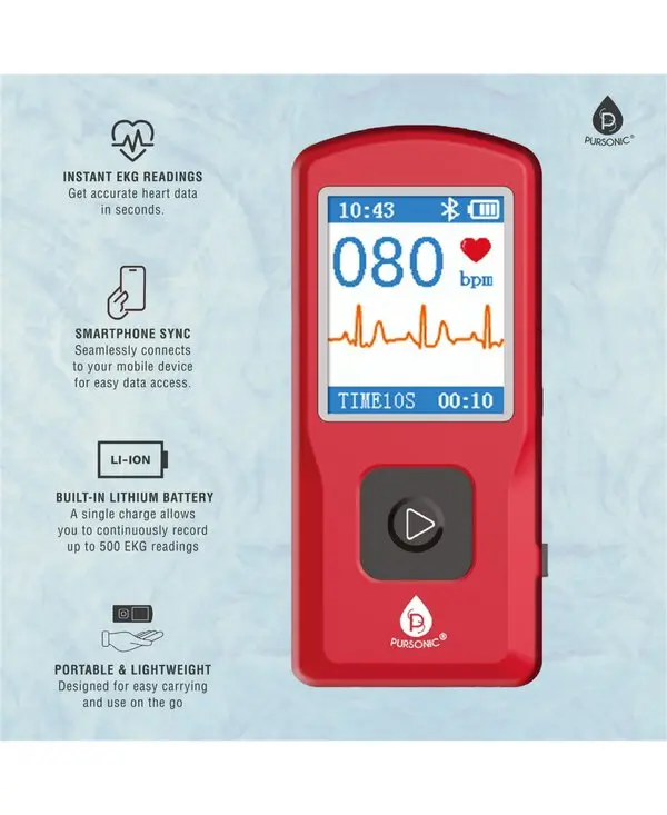 PURSONIC Rechargeable Ekg Monitor