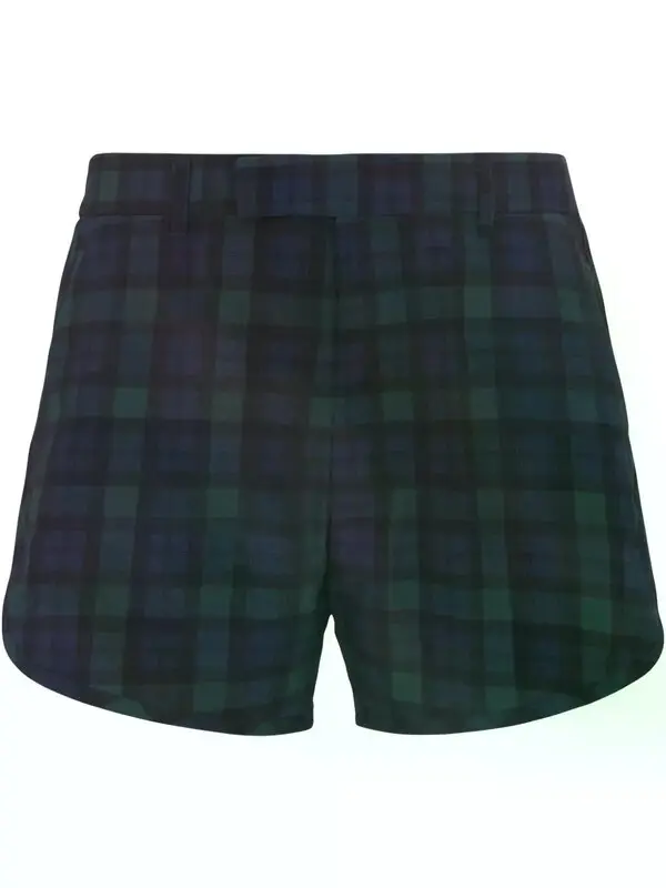 Martine Rose Plaid-print Shorts