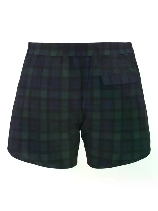 Martine Rose Plaid-print Shorts