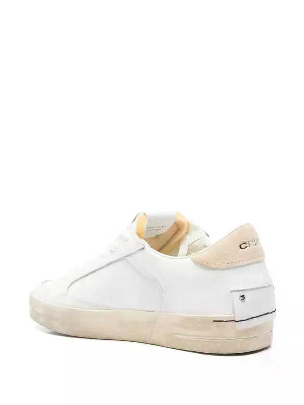 CRIME LONDON Sk8 Deluxe Sneakers - White