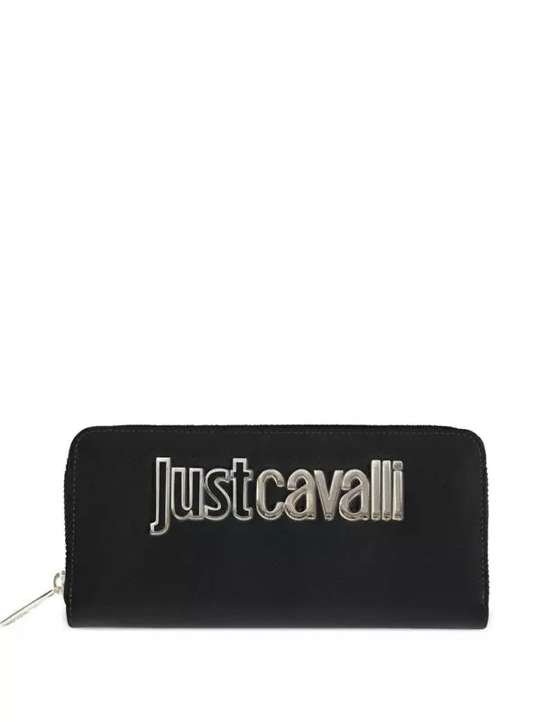 Just Cavalli Logo-lettering Wallet - Black