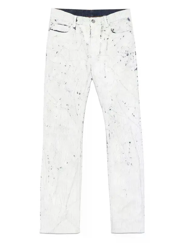 MAISON MARGIELA Cracked-effect Jeans