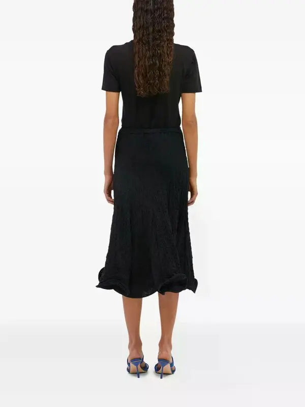 MSGM Crinkle-effect Skirt