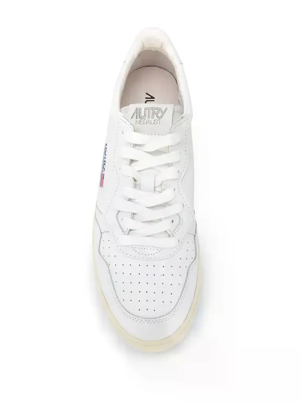 AUTRY Medalist Leather Sneakers - White