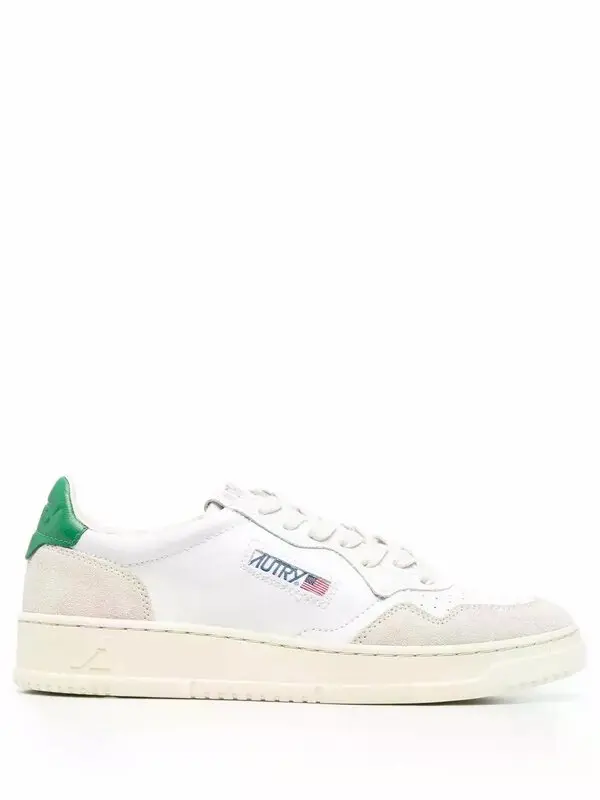 AUTRY Medalist Low Leather Sneakers - White