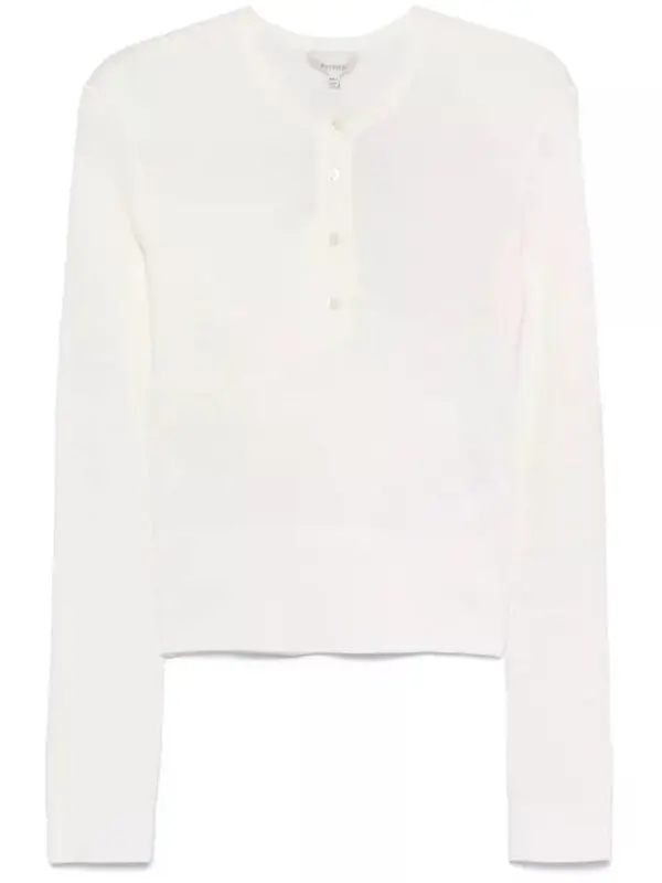 JW Anderson Henley Top - White