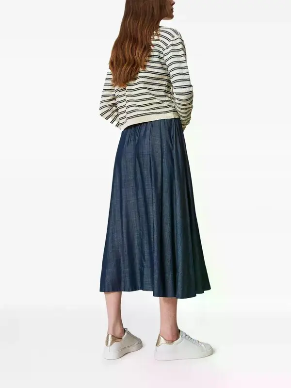 TWINSET Pleated Midi Skirt