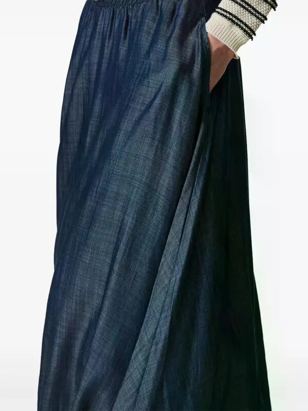 TWINSET Pleated Midi Skirt