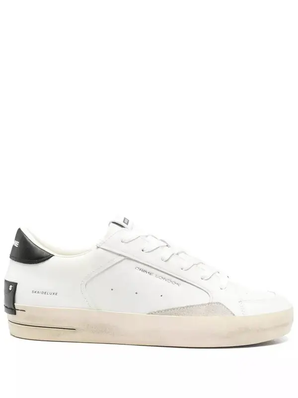 CRIME LONDON Sk8 Deluxe Sneakers - White