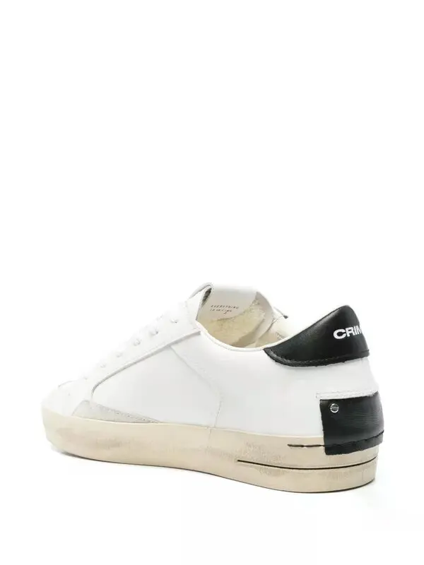 CRIME LONDON Sk8 Deluxe Sneakers - White