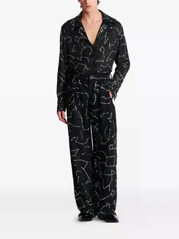 Balmain Constellation Embroidered Shirt
