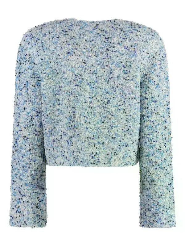 St. John Cropped Tweed Jacket
