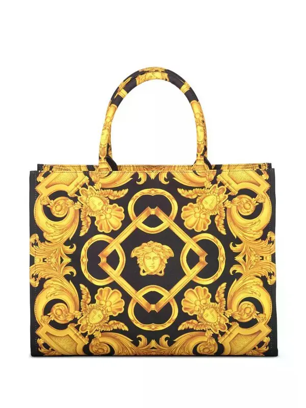 Versace Medusa Barocco Tote Bag - Black