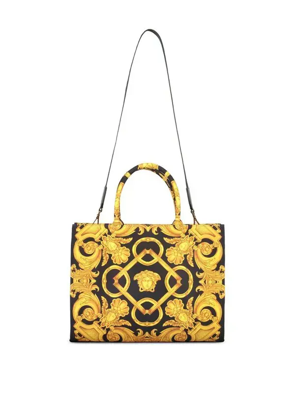 Versace Medusa Barocco Tote Bag - Black