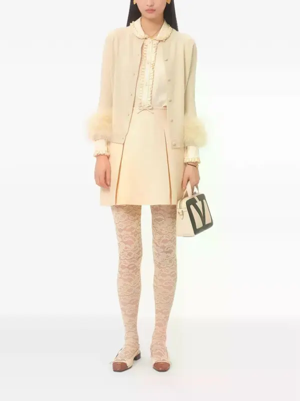 Valentino Garavani Feather-trim Jacket
