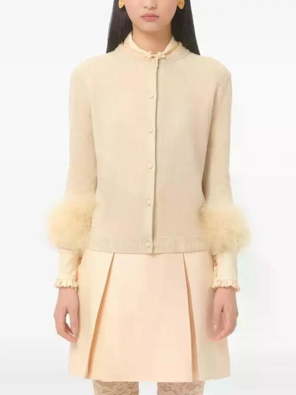 Valentino Garavani Feather-trim Jacket