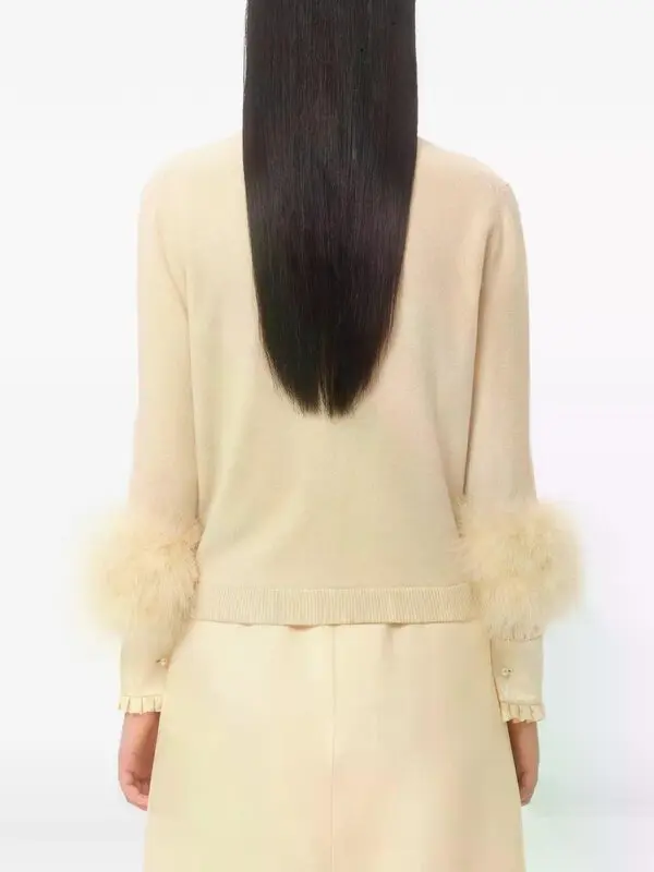 Valentino Garavani Feather-trim Jacket