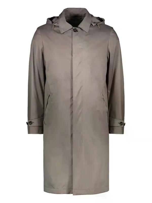 MOORER Rialto Raincoat - Brown